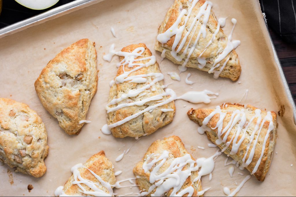 French Butter Pear Ginger Scones with Glaze – California Pears