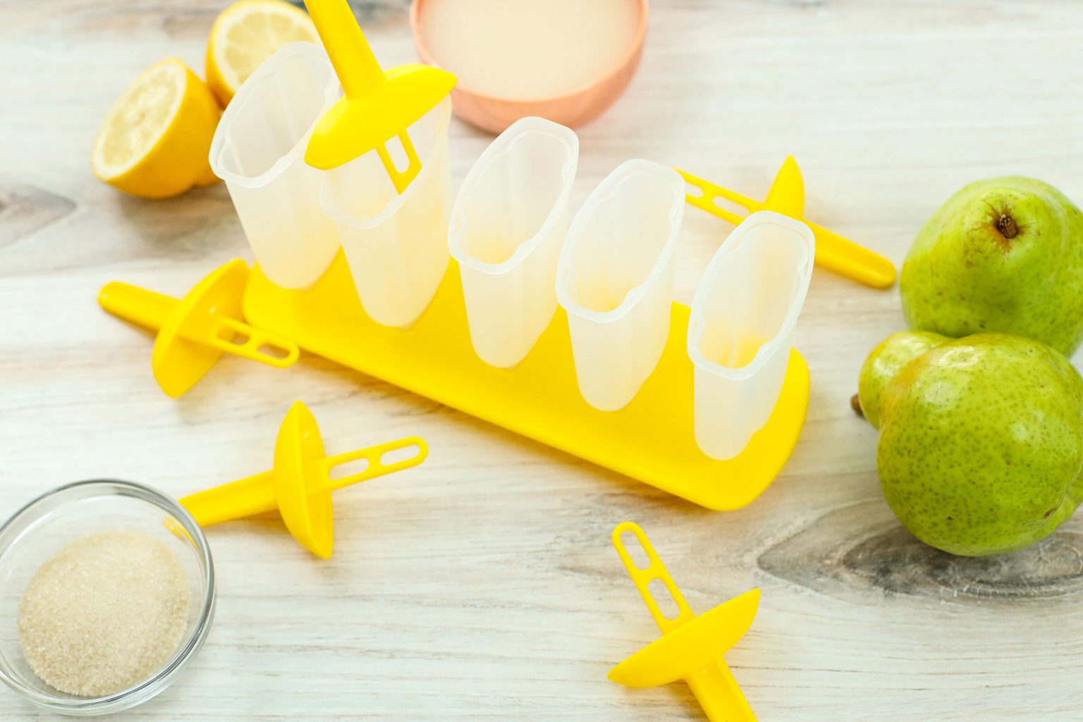 Pear Lemon Popsicles – California Pears